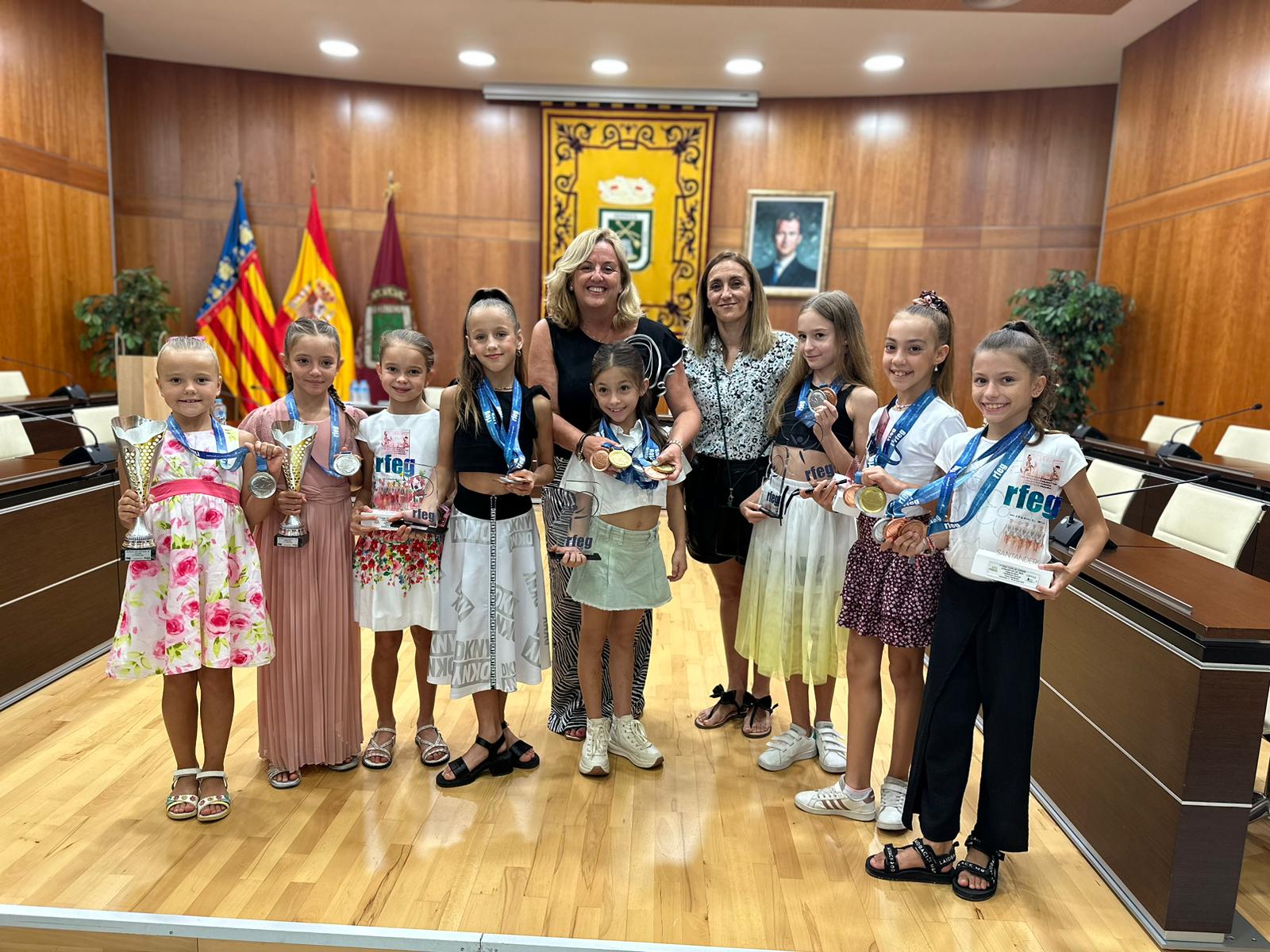 Recepcion en el ayuntamiento de Calpe – Club Gimnasia Calpe